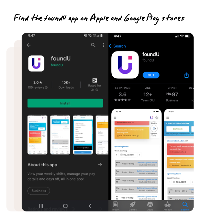 How to download and log into the foundU app